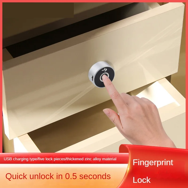 Smart-Fingerprint-Drawer-Lock-Office-File-Cabinet-Door-Locker-Small ...