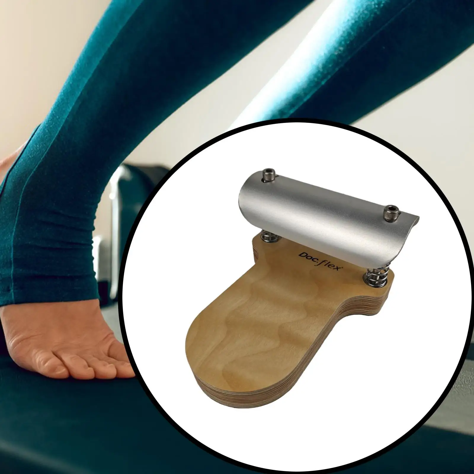 Pilates Foot Corrector Wooden Metal Foot Balancer Exercise Foot ...