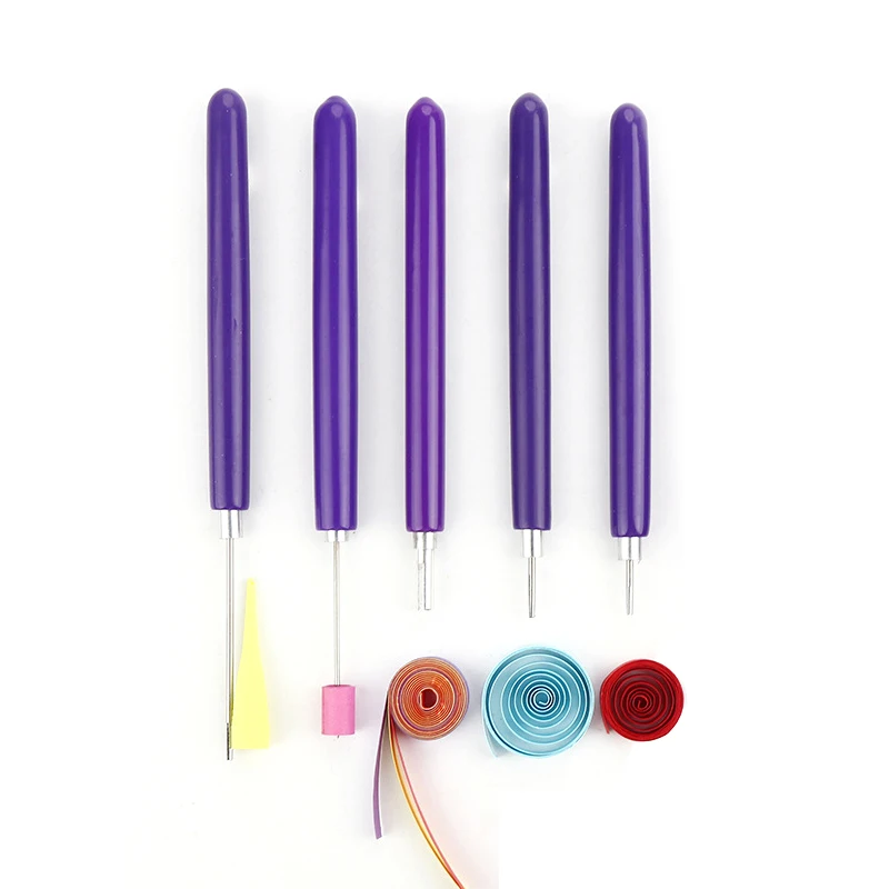 3-5pc-Quilling-Paper-Pen-Scrapbooking-Rolling-Manual-Craft-DIY-Origami-PVC-Handle-Slotted ...