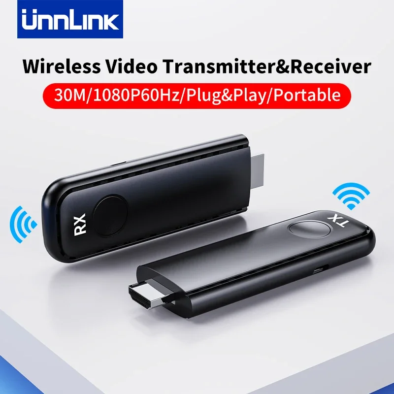 Unnlink-Wireless-HDMI-Video-Transmitter-Receiver-Meeting-1080P-Extender ...