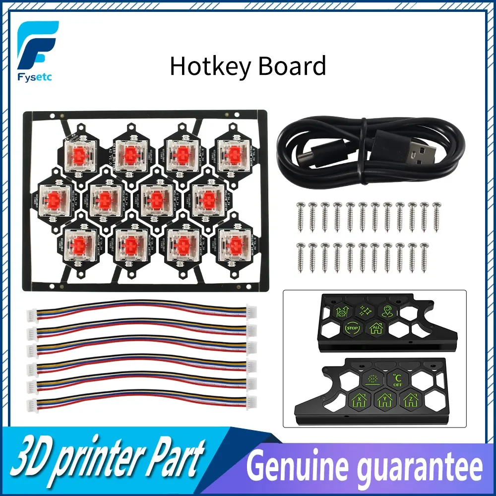 FYSETC-Voron-Skirt-Hot-Key-PCB-Botton-Mod-Klipper-Board-Pcb-Board-with ...