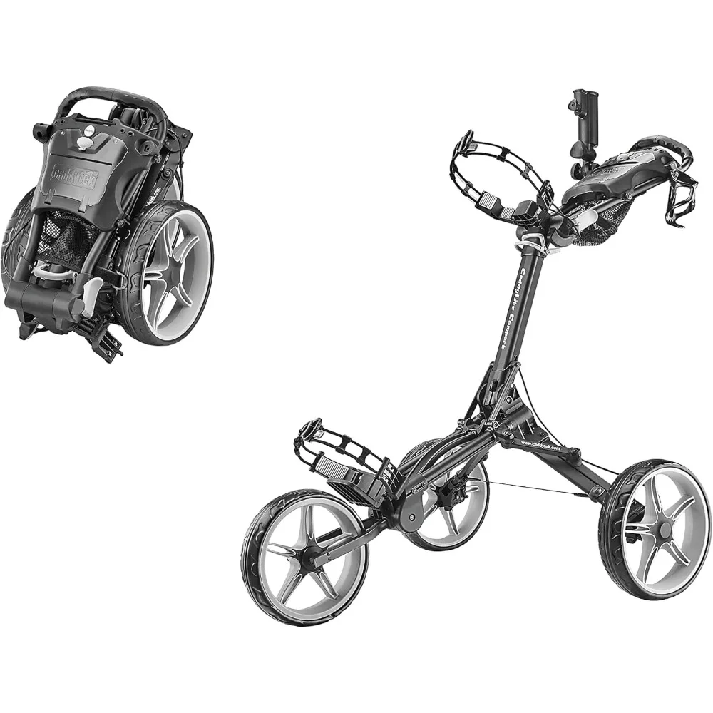 Caddylite-Compact-3-Wheel-Golf-Push-Cart-One-Click-Folding-Design ...