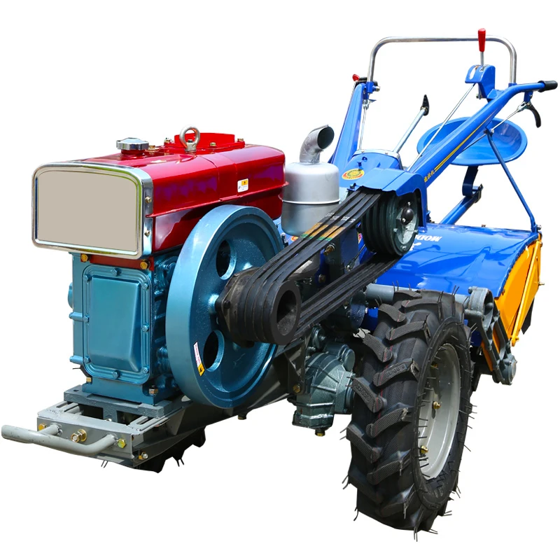 22hp-Walking-tractor-rotary-tiller-household-paddy-field-tiller-multi ...