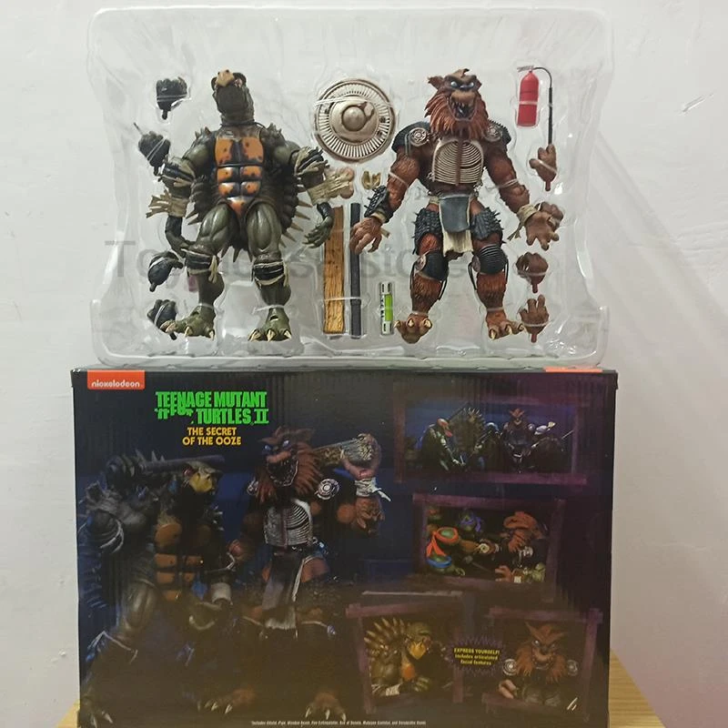 Original NECA Figure The Secretof The Ooze Tokka Rahzar Figure TMNT ...