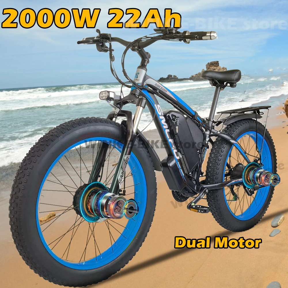 2000W-Electric-Bike-26-x-4-Fat-Tire-Electric-Bikes-35-MPH-Snow-Beach ...