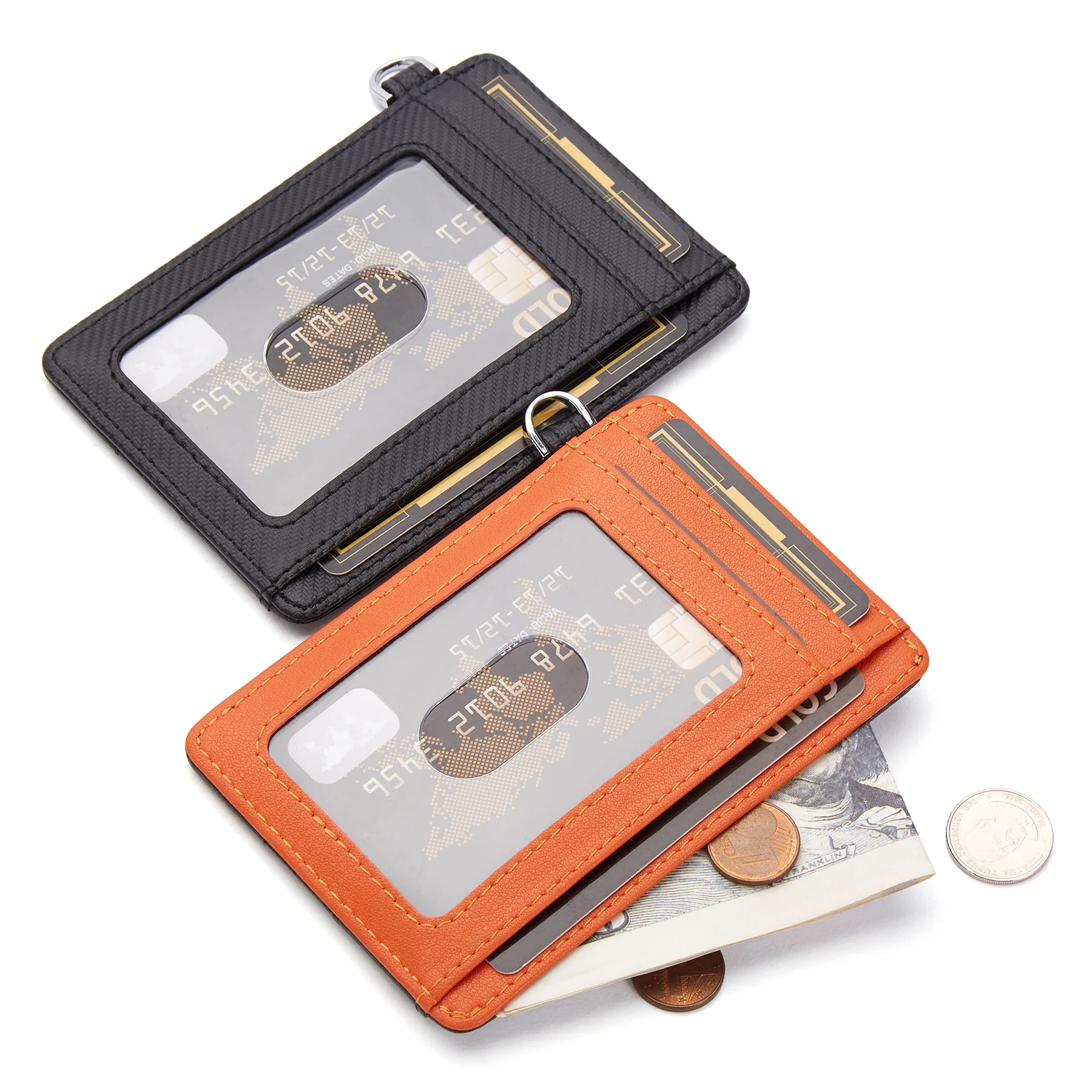 BISON-DENIM-Slim-Minimalist-Card-Holder-Wallet-Front-Pocket-RFID ...