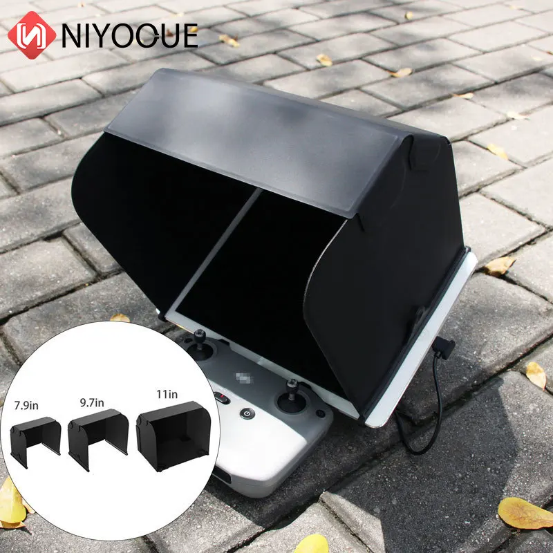 7.9/9.7/11in Tablet Sun Hood Foldable Magnetic PU Leather Remote ...