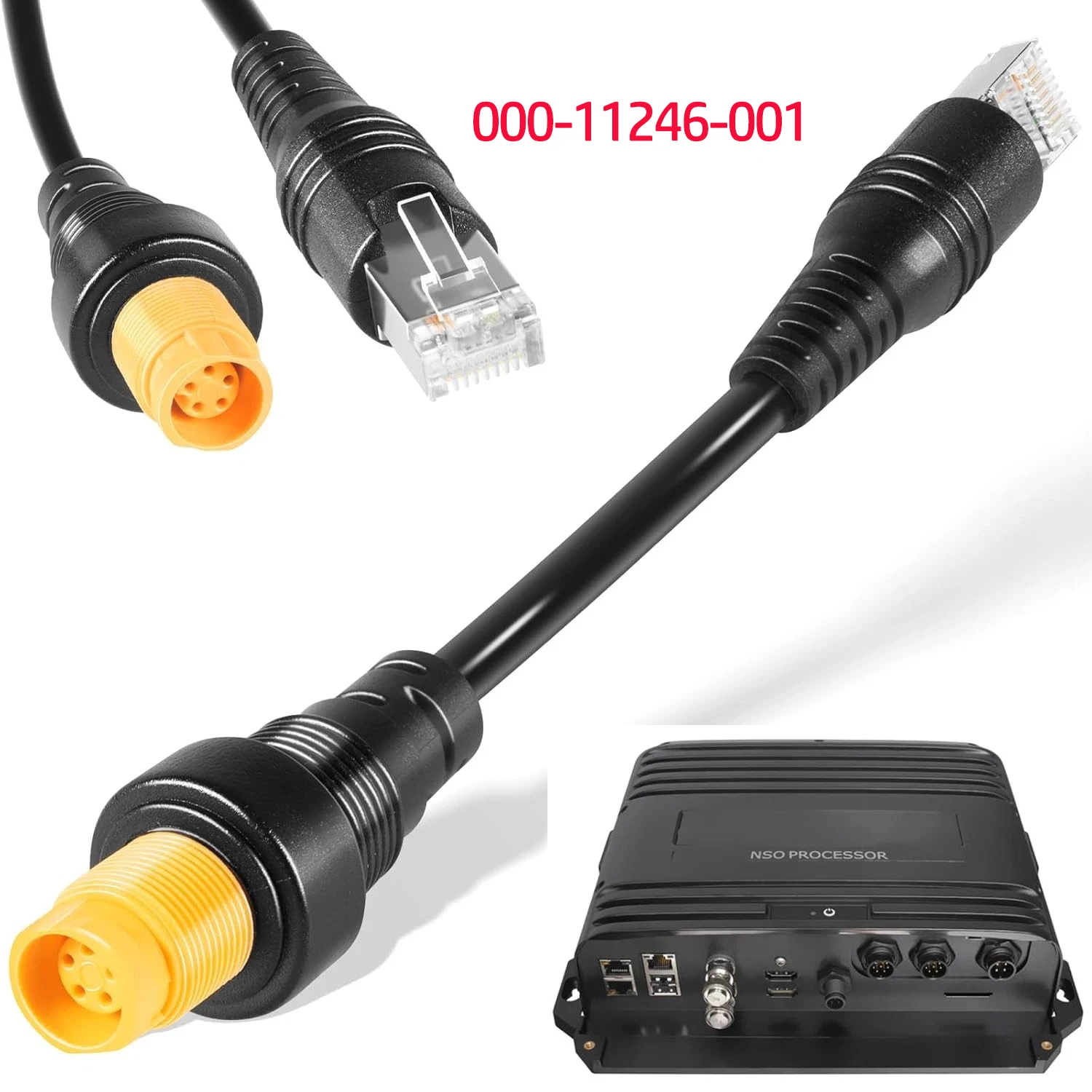 5-Pin to RJ45 Marine Ethernet Adapter Cable #000-11246-001 Fits for ...