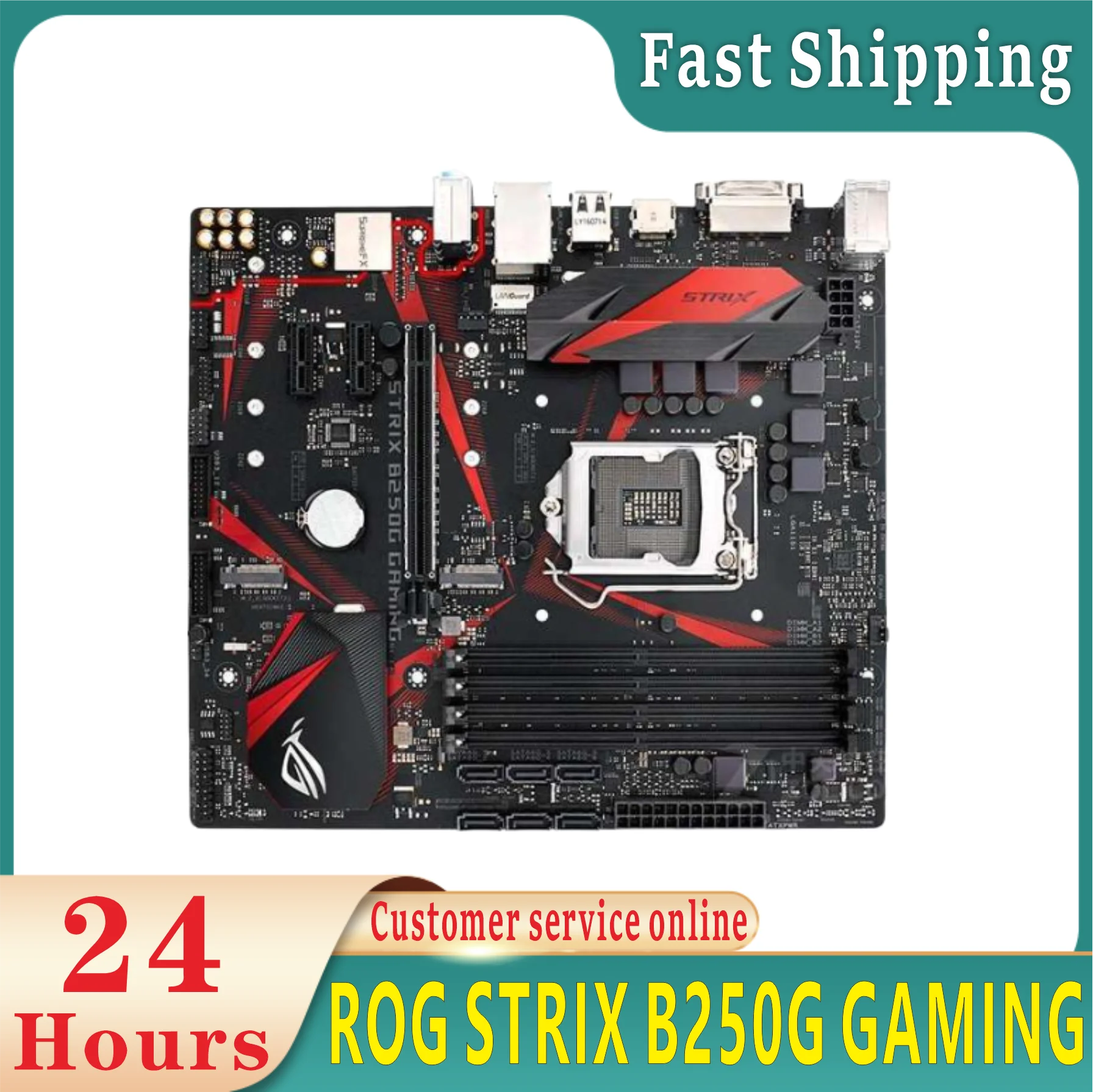 ROG-STRIX-B250G-GAMING-DDR4-LGA-1151-B250-desktop-board-64GB-USB2-0 ...