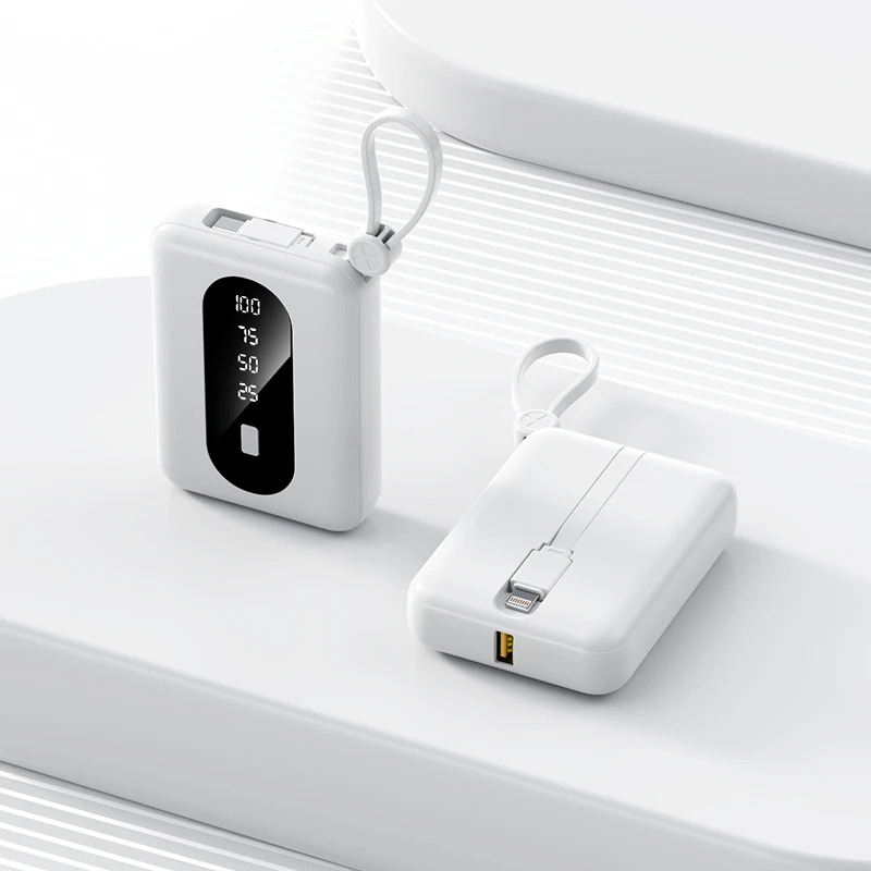 Mini-Power-Bank-10000mAh-With-2-Cable-Mobile-Phone-External-Battery ...