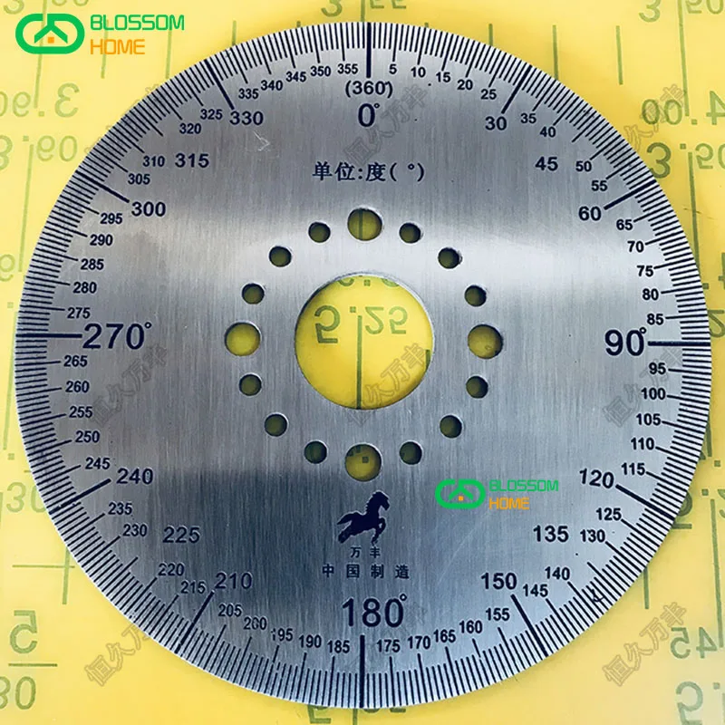 Diameter-100mm-70mm-Inner-Hole-20mm-Thickness-2mm-360-Degree-Dial-Plate ...