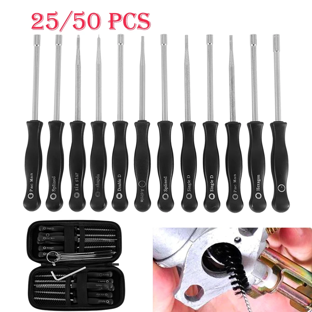 25/50Pcs Screwdriver Carburetor Adjustment Tool Double D Single D ...