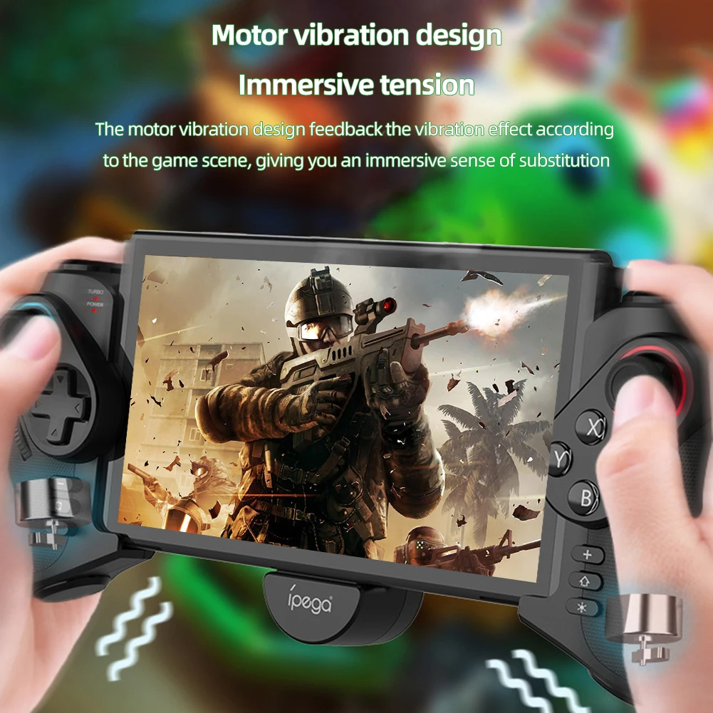 Game-Joystick-Gamepad-Shock-Handheld-Game-Controller-Six-Axis-RGB-Light ...