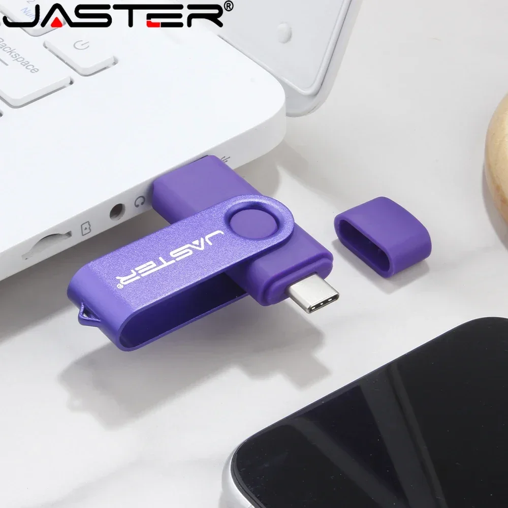 TYPE-C USB Flash Drive 64GB 2 In 1 Real Capacity Pen Drive 32GB Gift ...