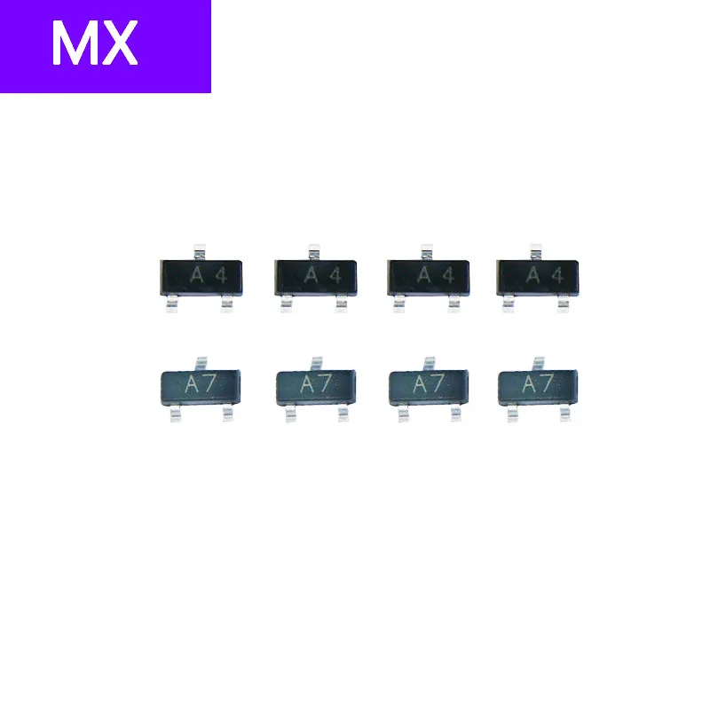 스위칭 다이오드 SOT 23 SMD SOT 트랜지스터 노보, BAV70 A4 BAV99 A7 0.2A 70V, 무료 배송 50PCs| | - AliExpress