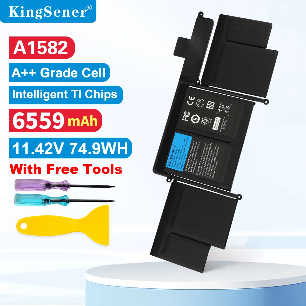 KingSener-A1582-A1493-Laptop-Battery-For-Apple-MacBook-Pro-13-Retina ...