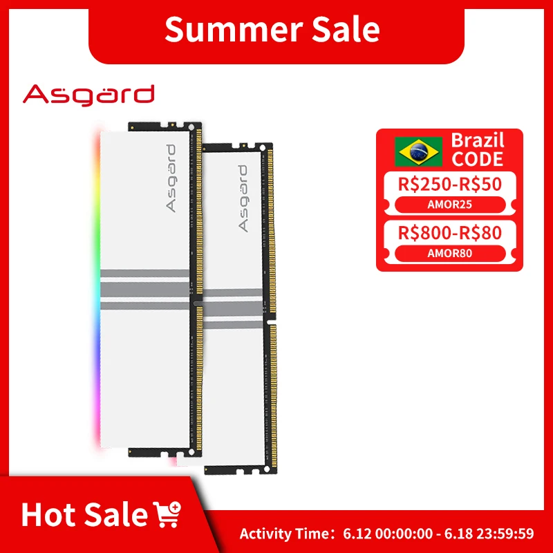 Asgard Valkyrie serie V5 RGB RAM 16gb Memoria PC RAM Memoria Computer ...