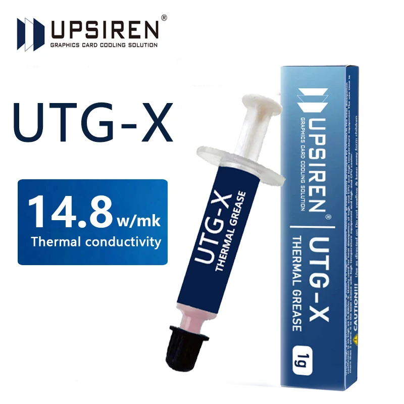 UPSIREN UTG-X 14.8w/mk 1g Thermal Silicone Grease Gel For PC Desktop ...