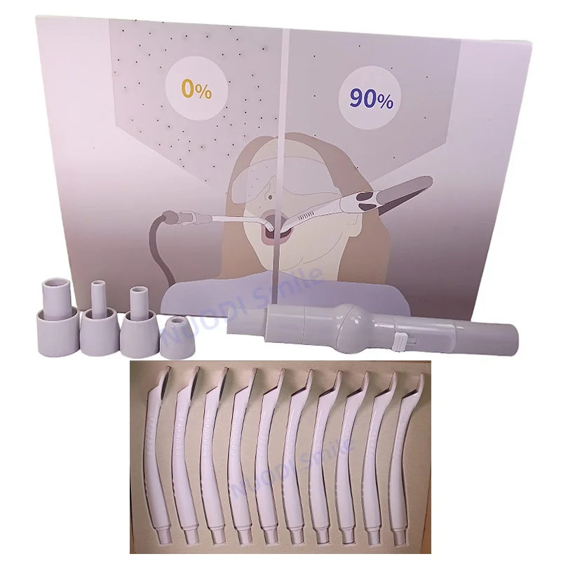 Dental Strong Suction Mirror HVE Strong Suction Saliva Dentistry Cheek ...