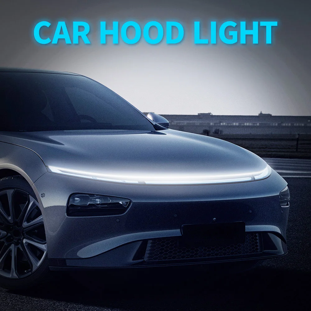 Xinfok Led Car Hood Lights Universal Headlight Strip Flexible ...