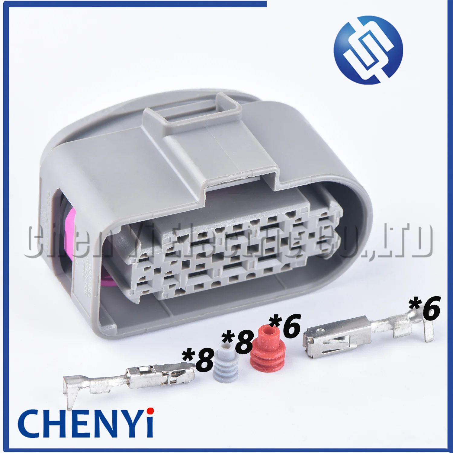 14 Pin/way Car headlight plug waterproof connector 5Q0973737 5Q0 973 ...