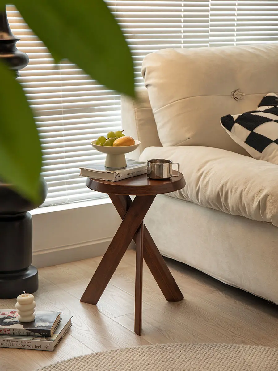 Retro-Sofa-Side-Table-Solid-Wood-Small-Table-Coffee-Table-For-Living ...