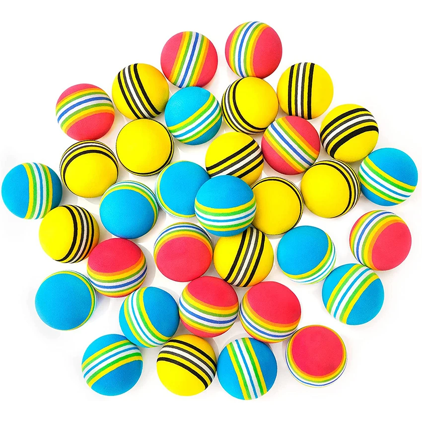 20pcs-golf-balls-light-Rainbow-Ball-42mm-diameter-3g-pc-red-blue-yellow ...