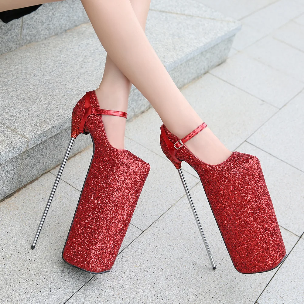 Red High Heels With Spikes