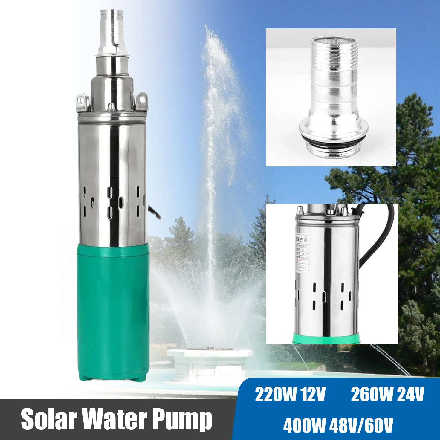 180W-300W-400W-Submersible-Solar-Water-Pump-Lift-40m-High-Pressure-Deep ...