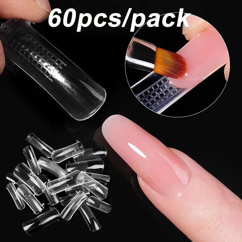 60-120pcs-Nail-Extension-Forms-Full-Cover-Upper-Forms-For-Nail ...