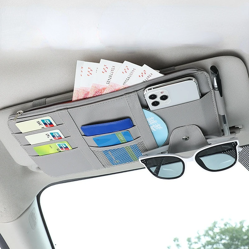 Car-Sun-Visor-Organizer-Multi-Pocket-Auto-Interior-Accessories-Pocket ...