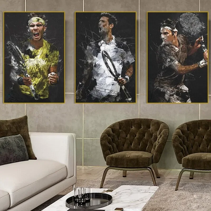 Scandinavian-Fashion-Wall-Art-Roger-Nader-Nader-Novak-Djokovic-HD ...