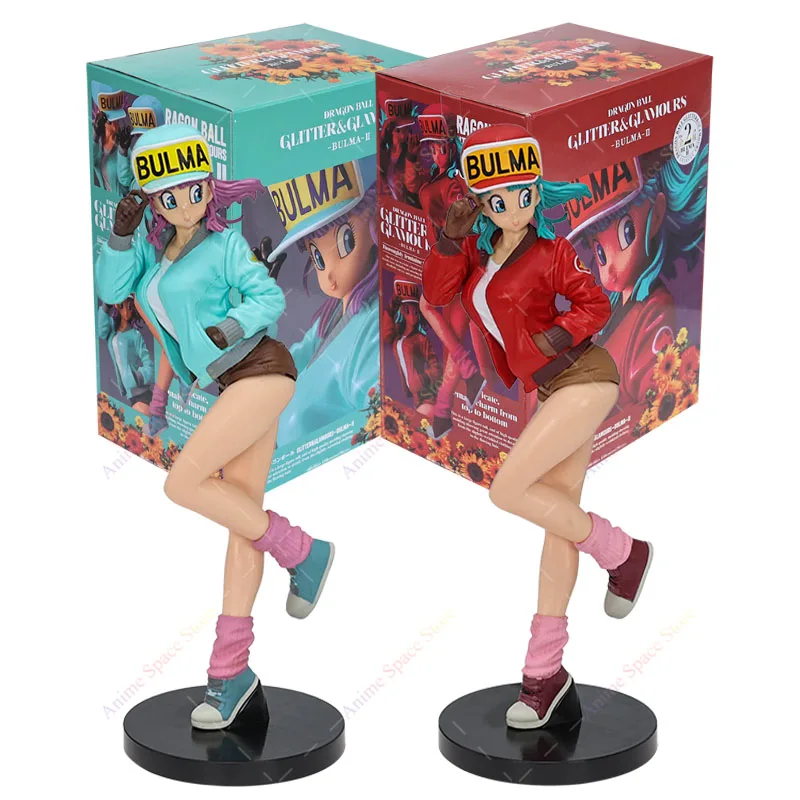 26cm-Dragon-Ball-Figure-Bulma-Glitter-Glamour-Blue-Red-DZB-Collection ...