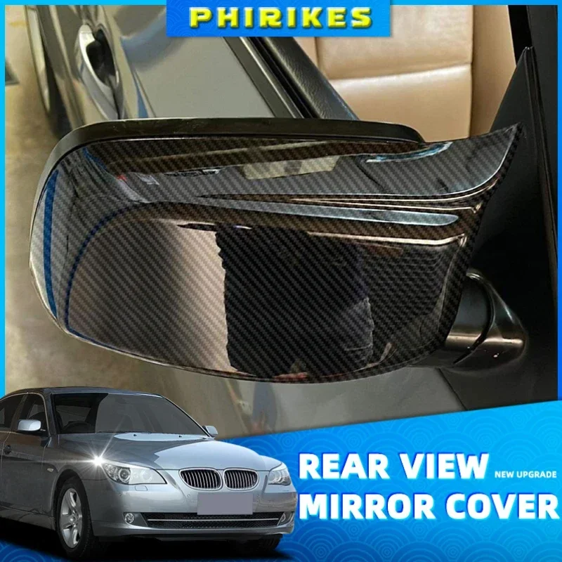 High-Quality-E61-Mirror-Cover-M-Style-Car-Side-Rearview-Mirror-Cover ...