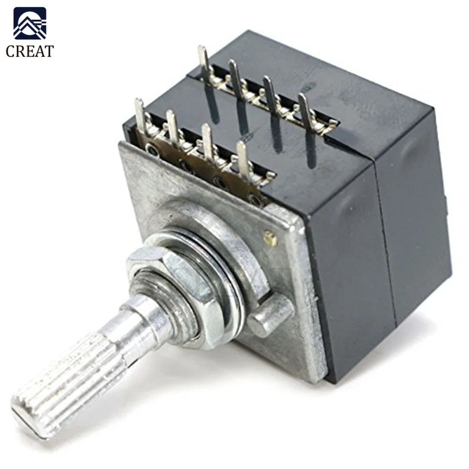 AMP Industrial Potentiometers Potentiometer ALPS Stereo RK27 High ...