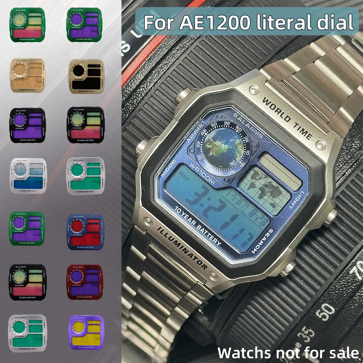 AE1200 Watch Dial Mod Kit Top Quality 3299 Movement AE1200 Japanese ...