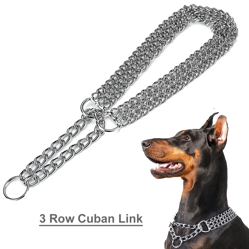 Heavy Duty Metal Martingale Dog Collar No Pull Dog Collar Martingale Collar for Dog Limited ...