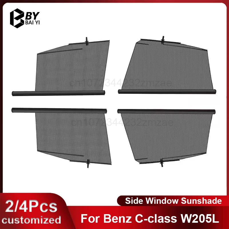 For Mercedes-Benz C-class W205L Car Lifting Window Sunshade ...