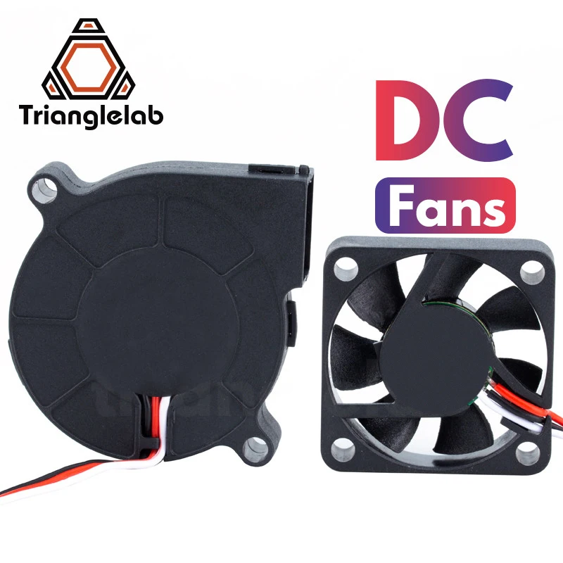 TriangleLAB 3 Wires DC Fans Sets For Prusa i3 MK3 MK3S MK2/2.5 3D Printer