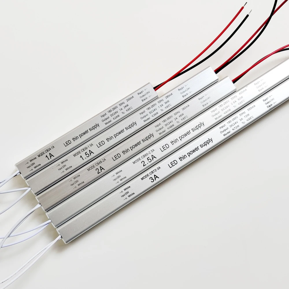 AC220V to 24V 1A 1.5A 2A 2.5A 3A LED Driver Ultra thin LED Power Supply ...