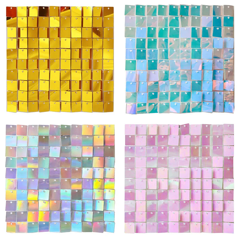 1-5-10Pc-Gold-Sequin-Shimmer-Wall-Panel-Sequin-Panel-Backdrop-Wall-For ...