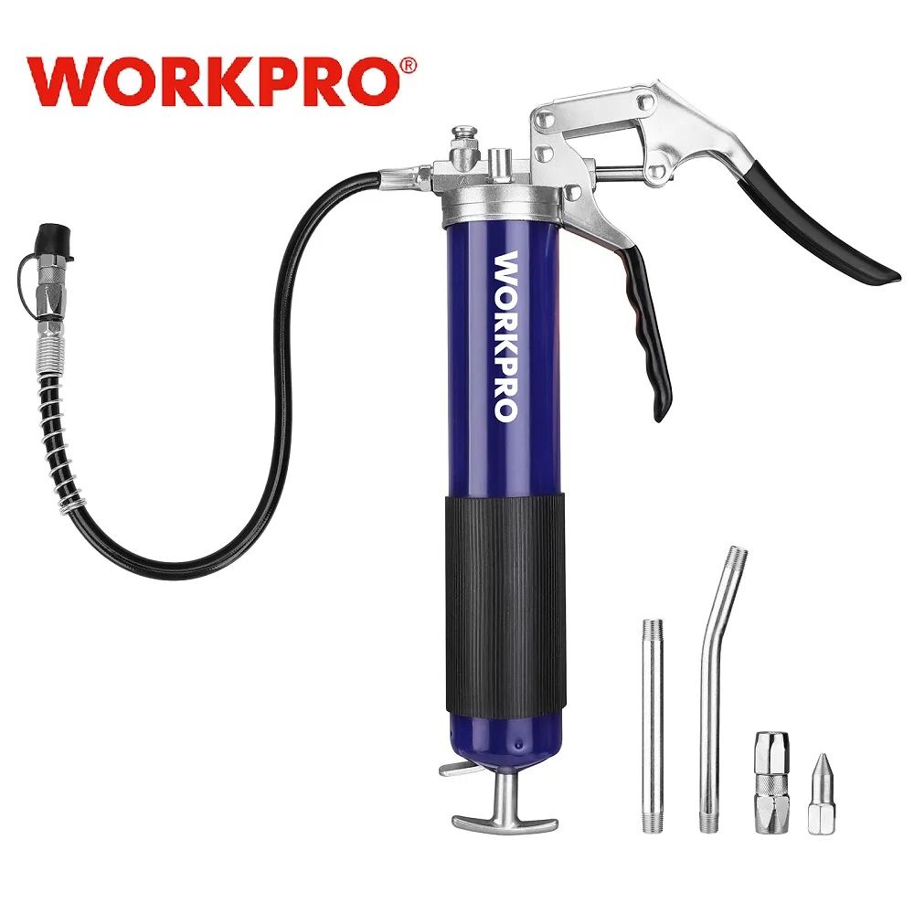 WORKPRO-6000PSI-Grease-Gun-Mini-Pistol-Grip-Gun-Set-Syringe-for-Oil-And ...