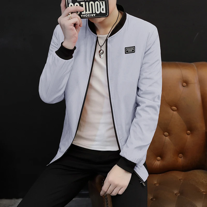 Chaqueta informal para hombre, abrigo para primavera y otoño| | - AliExpress