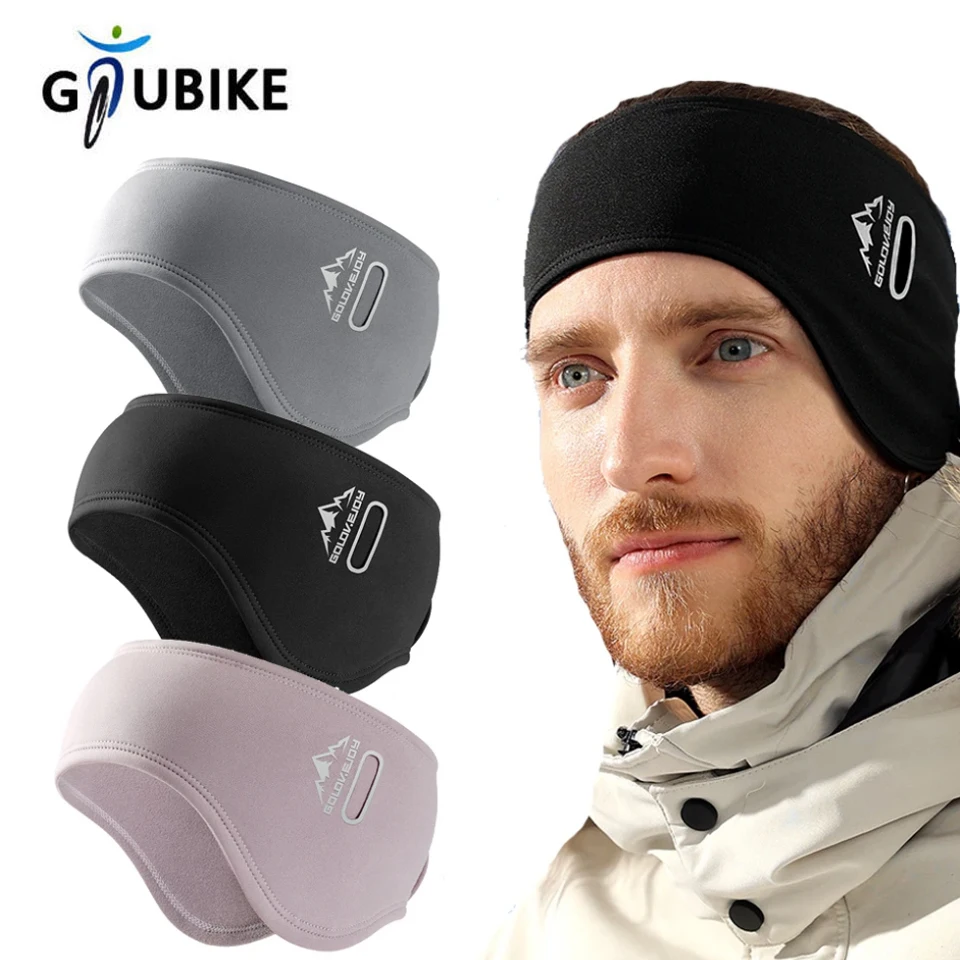 Winter Headband Ear Warmer Cold Weather Ski Sweatband Non-Slip ...
