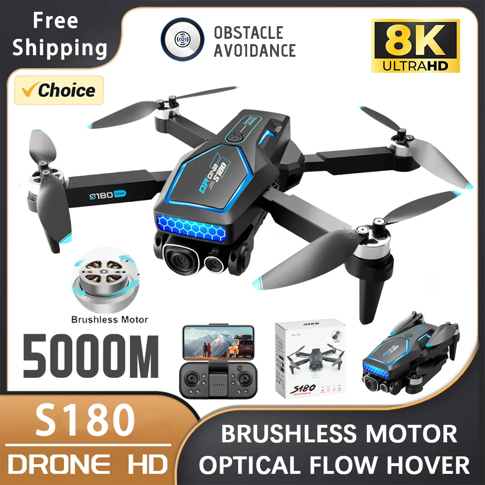 Dron-S180-con-c-mara-HD-8K-cuadric-ptero-profesional-con-GPS-WIFI-5G ...
