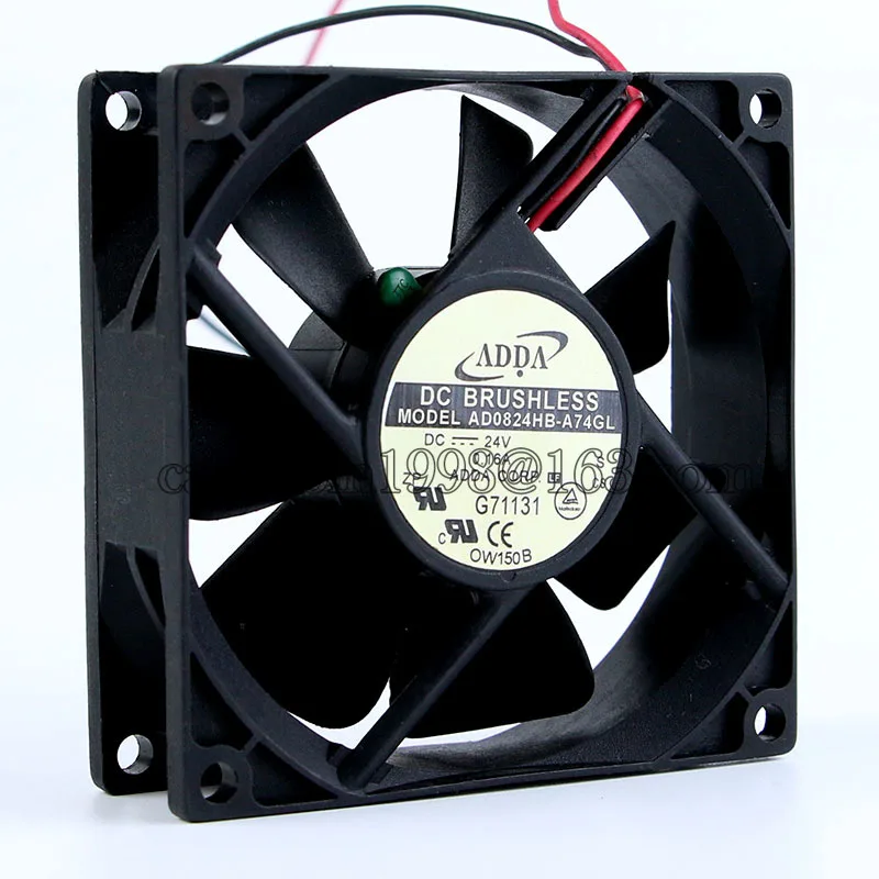 ADDA AD0824HB-A74GL DC24V 0.16a 80 * 25MM 8025 8CM Original new double ...