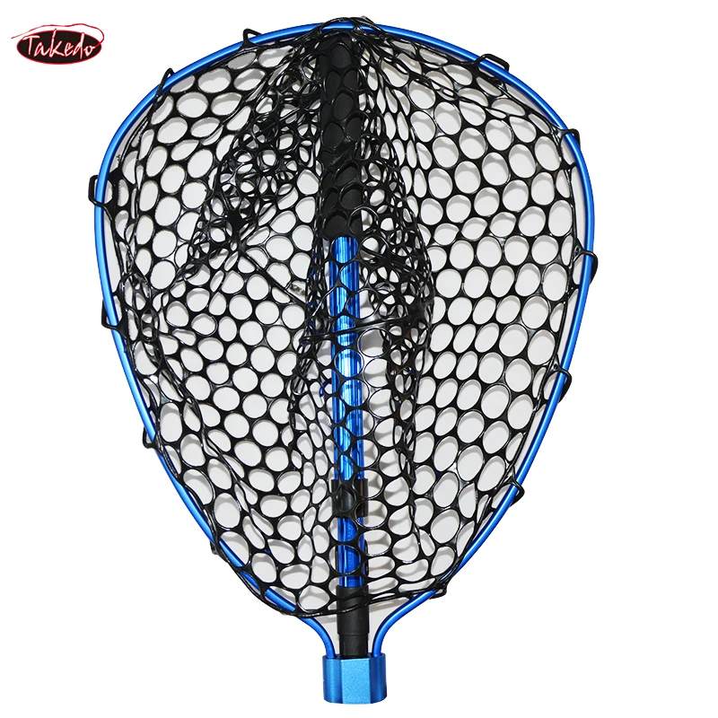 TAKEDO-DS01-Folding-Dip-Net-Portable-Landing-Net-Rubber-Fly-Fishing-Net ...
