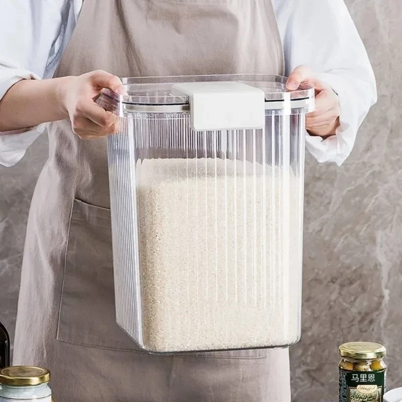 Kitchen-Storage-Rice-Pail-Household-New-Insect-Proof-Moisture-Proof ...