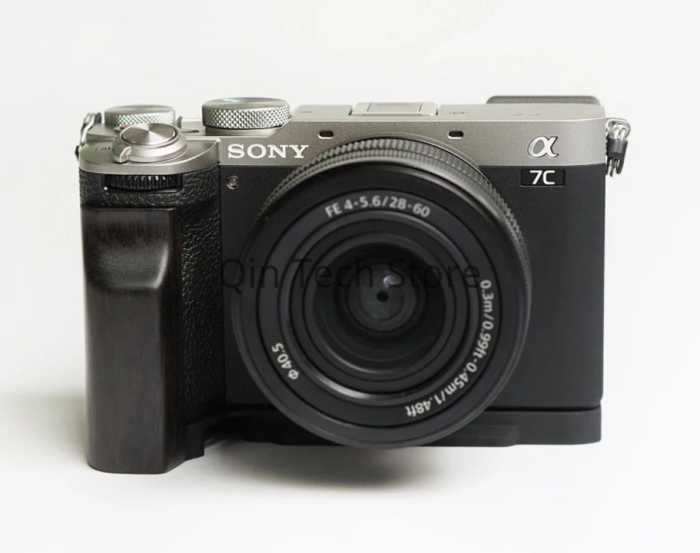 Ebony-Walnut-Wooden-Hand-Grip-W-Quick-Release-Plate-L-Bracket-camera ...