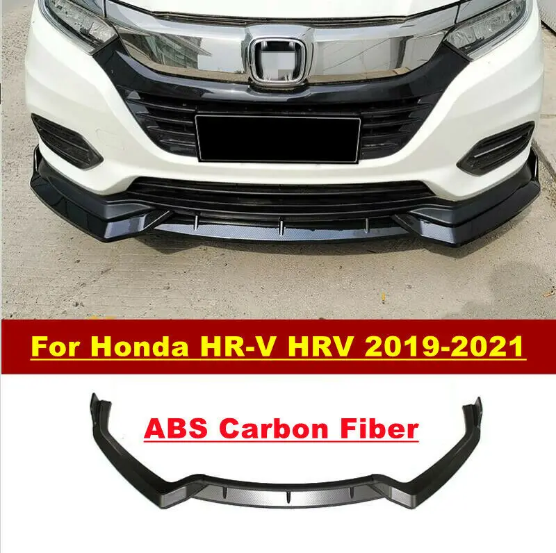ABS-Front-Bumper-Lip-Spoiler-Bodykit-Refit-3PCS-Fit-For-Honda-HR-V-HRV ...